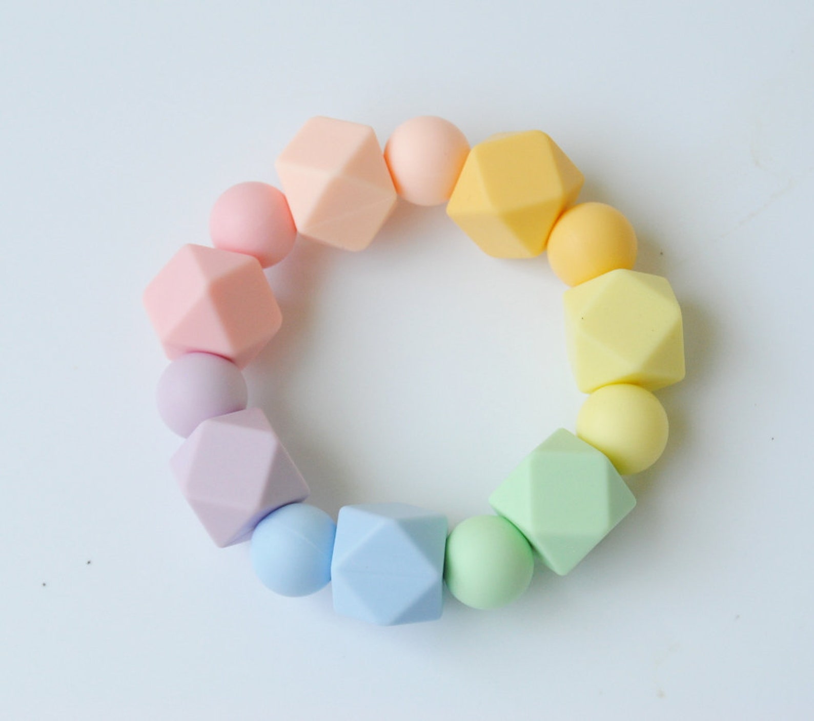 Rainbow Sensory Toy Baby Shower Newborn Gift Silicone - Etsy