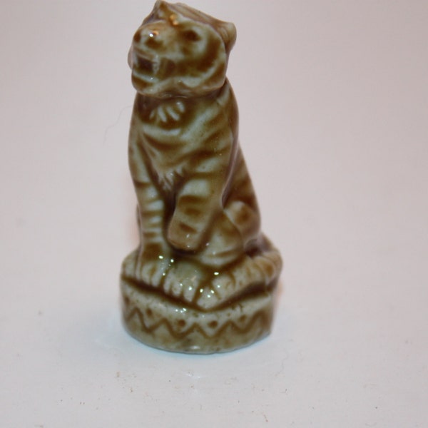 Porcelain Tiger Figurine - Etsy