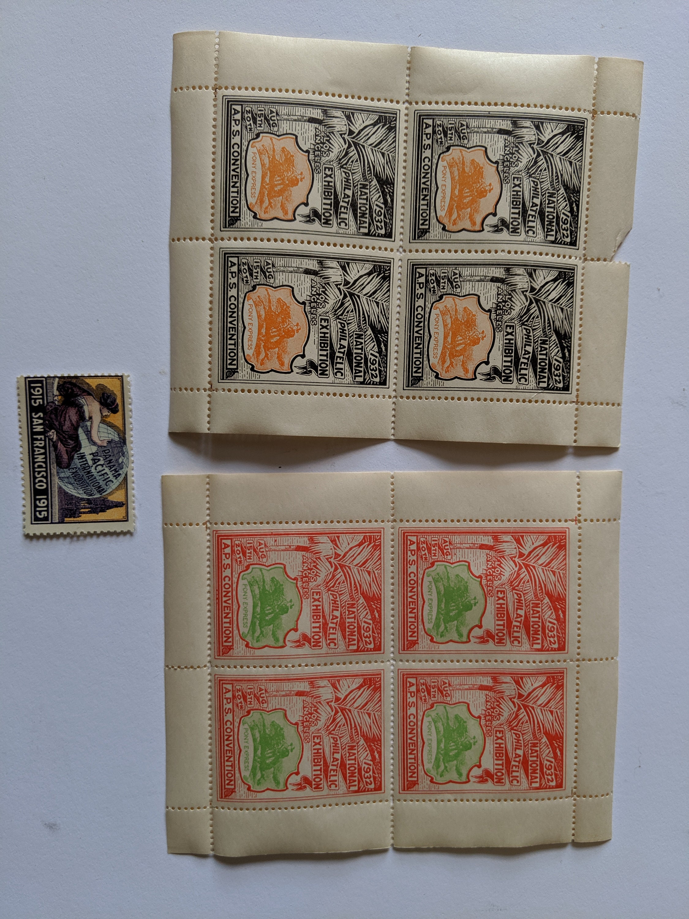 Antique vintage lot of poster stamps advertising stamps | Etsy