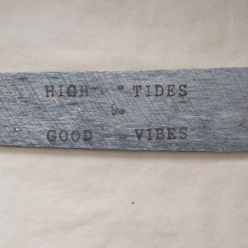 High Tide Sign - Etsy