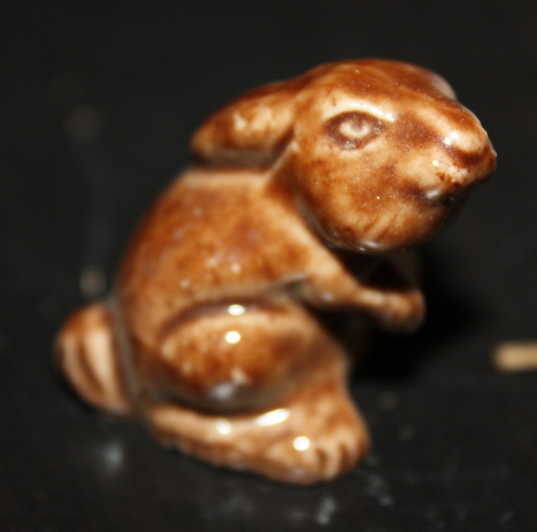 Vintage Brown Wade England Red Rose Tea Brown Rabbit Porcelain ...