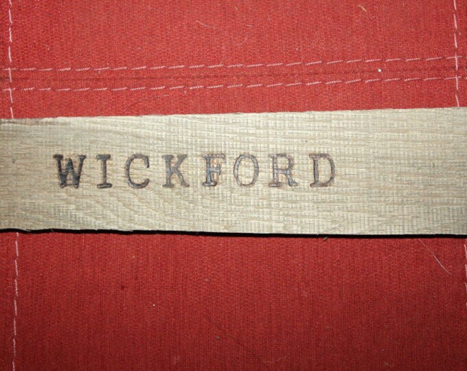 Hand Made Driftwood Wood Burned Sign, Wall Hanging, Wickford, Rhode ...