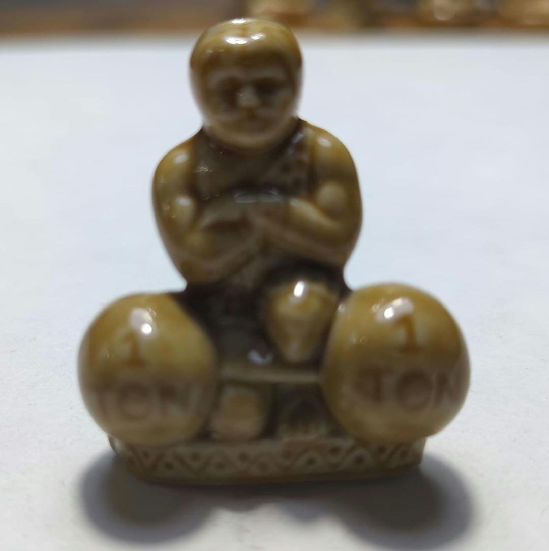Vintage Brown Circus Strong Man,wade England Porcelain Miniature ...