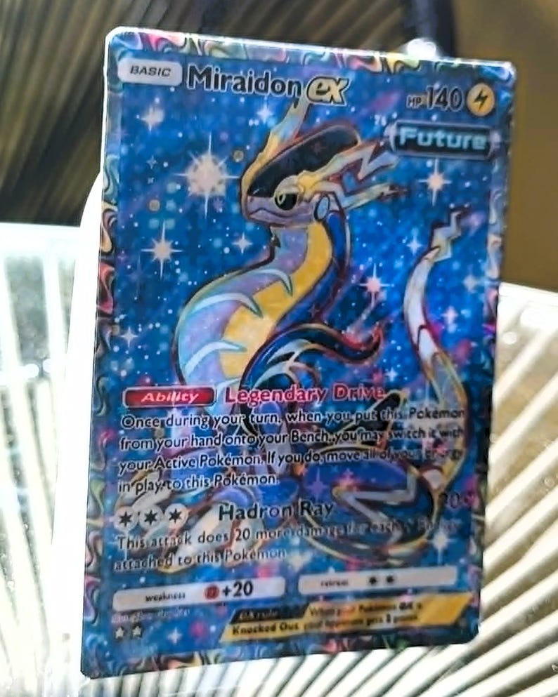 Tcg Pocket Proxy Card Miraidon EX From the B3a Paradox Drive Expansion ...