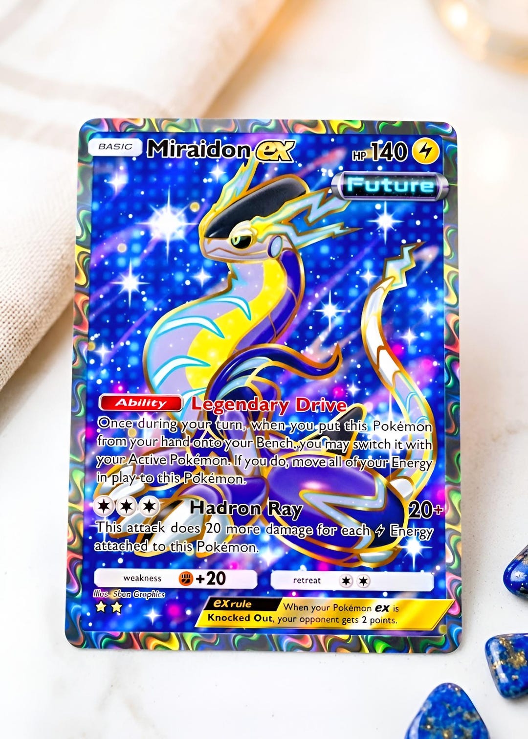 Tcg Pocket Proxy Card Miraidon EX From the B3a Paradox Drive Expansion ...