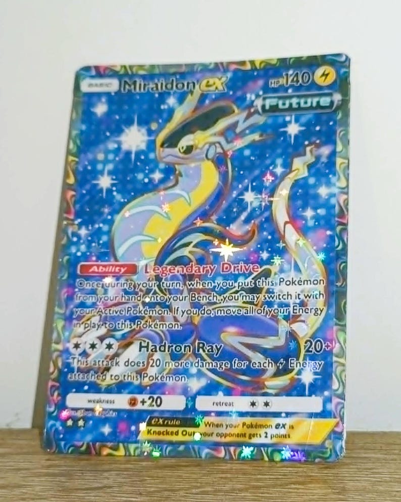 Tcg Pocket Proxy Card Miraidon EX From the B3a Paradox Drive Expansion ...