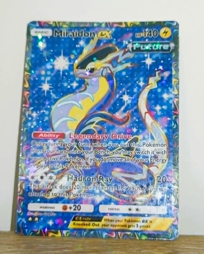 Tcg Pocket Proxy Card Miraidon EX From the B3a Paradox Drive Expansion ...