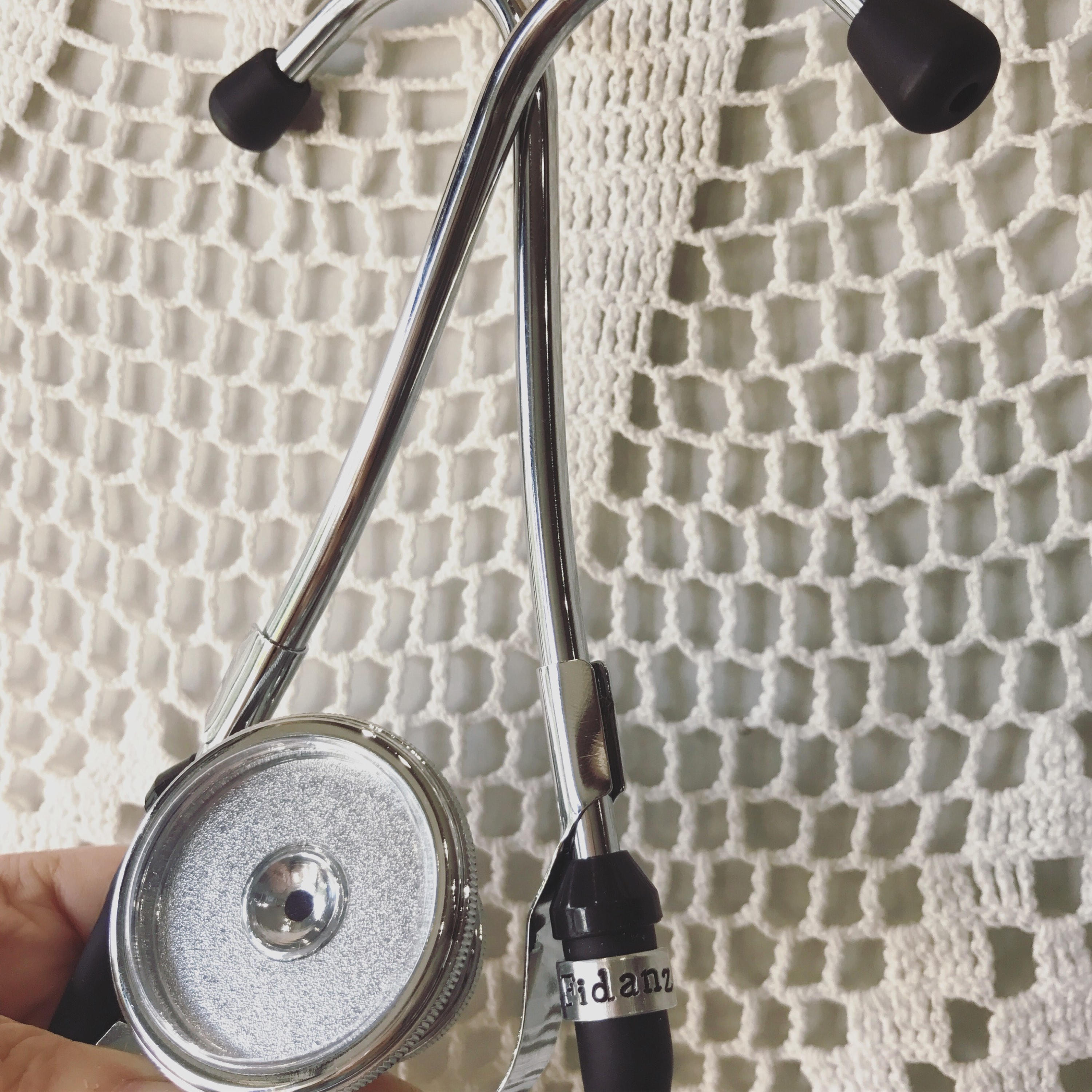 Custom Stethoscope ID Tag Hand Stamped Name Identifier Tag | Etsy