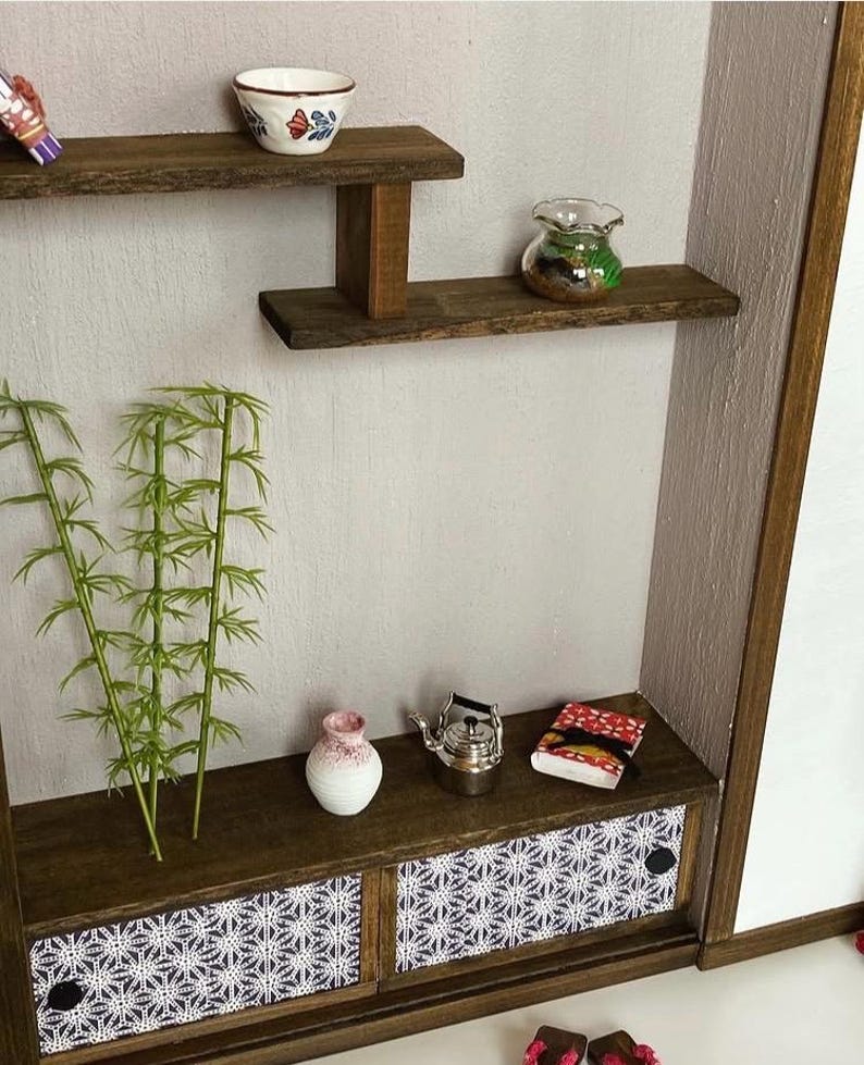 1/6 Scale Japanese Room Box – Traditional Tatami & Shoji Dollhouse ...