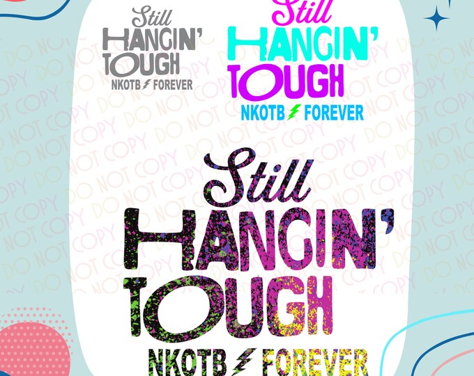 Hangin Tough Design **concerts** NKOTB --- NYNUK - Etsy