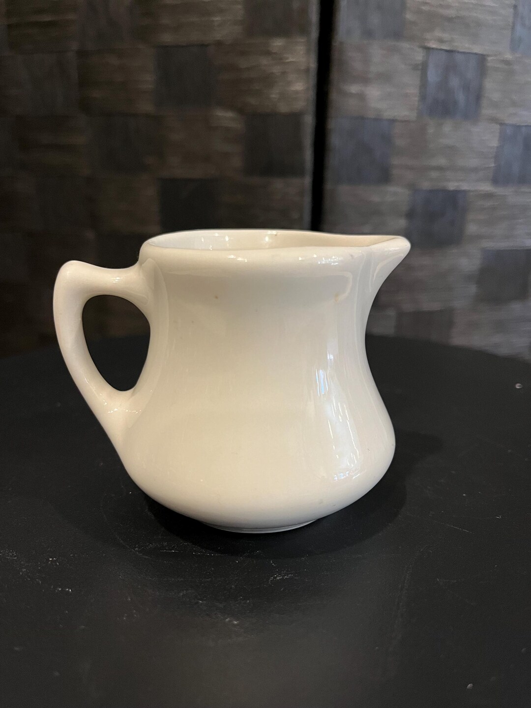 Vintage Mini White Hall Creamer - Etsy
