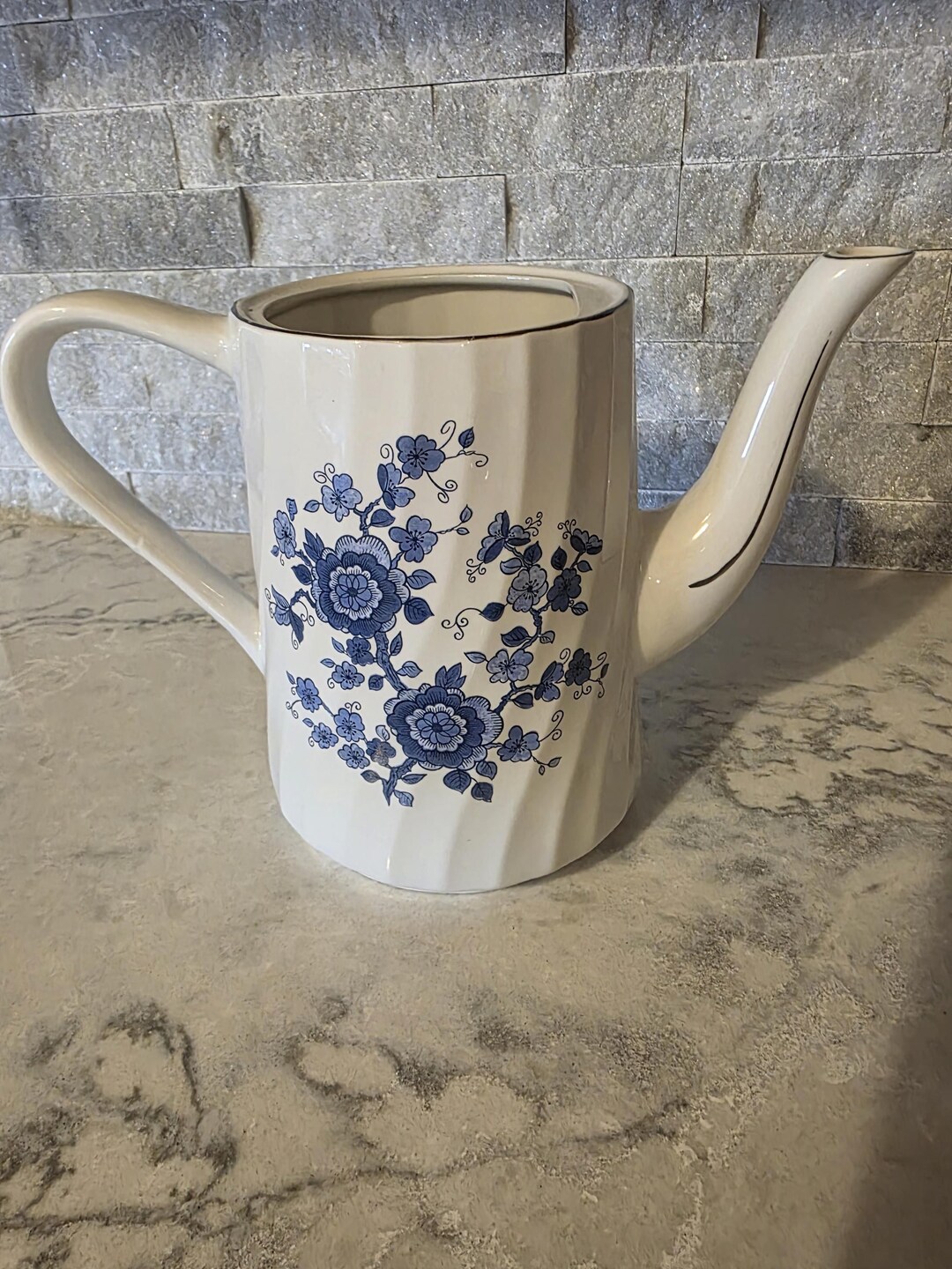 Wedgewood Royal Blue Ironstone Pitcher No Lid - Etsy