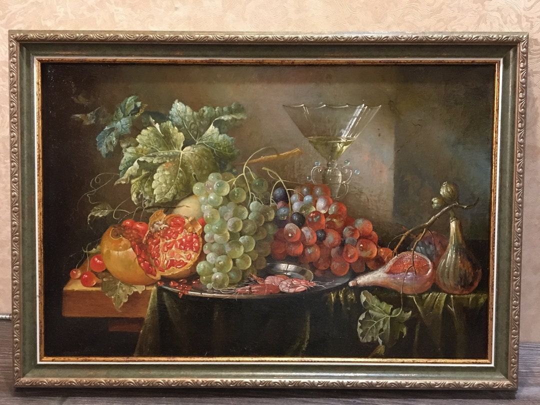 Jan Davidsz De Heem Still Life Old Holland Original Copy Picture Oil ...