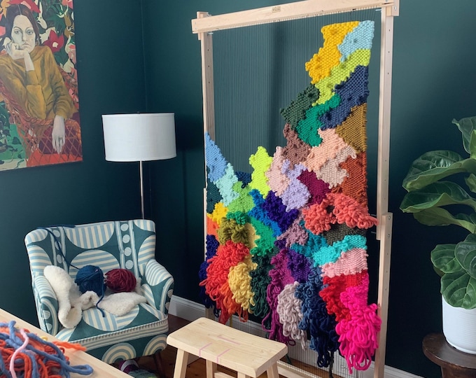 Loom, Big Boy Adjustable Twining Loom With Leg Set, Makes 3' X 5' Rug ...