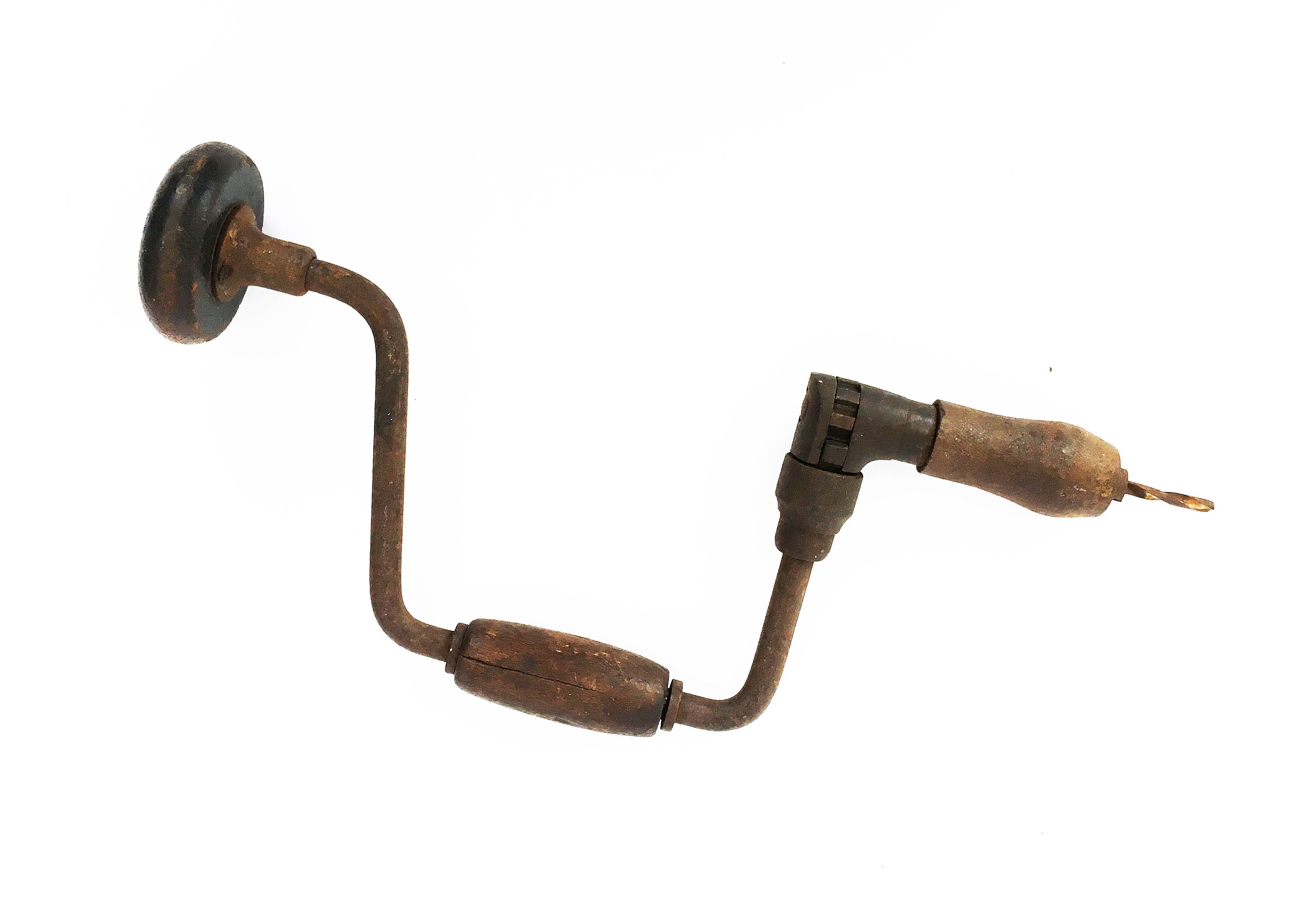 Antique Hand Drill Brace Vintage Wood Metal - Etsy