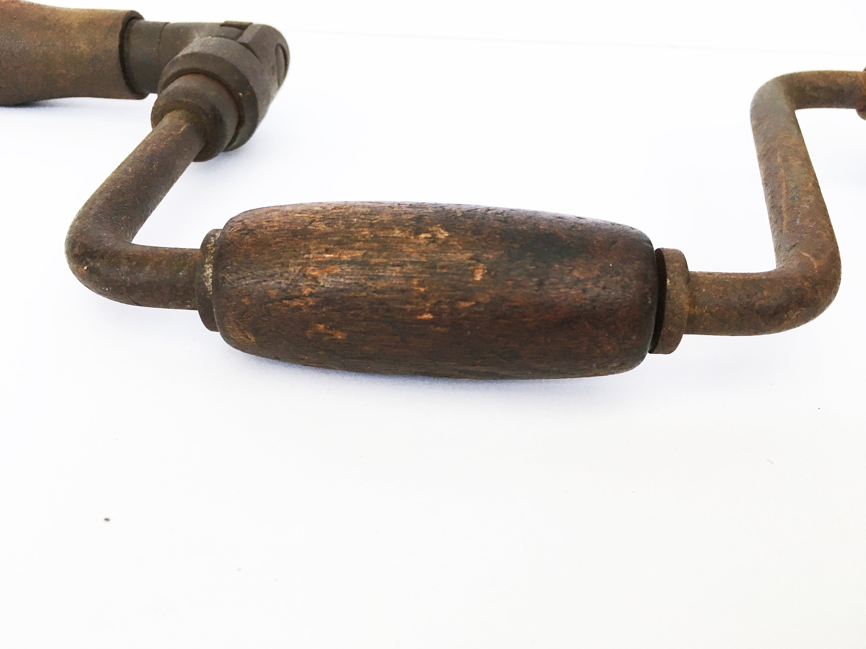 Antique Hand Drill Brace Vintage Wood Metal - Etsy