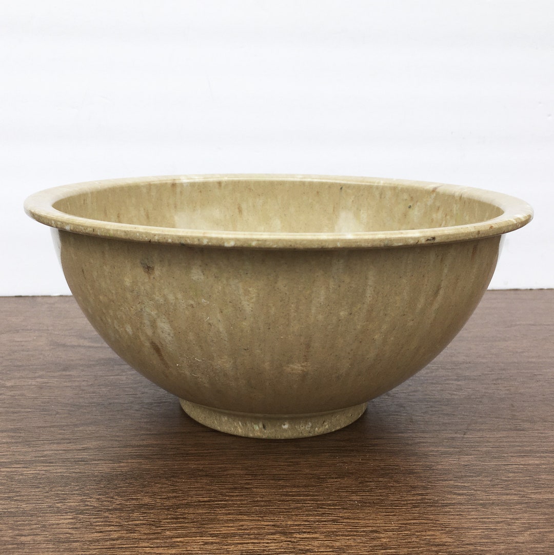 Texas Ware Bowl 118 Tan White Brown Green Speckled Melamine Mixing Bowl ...