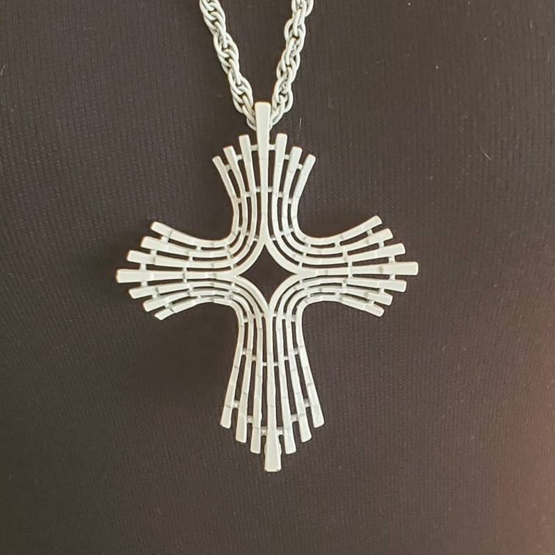 Cross Crown Necklace - Etsy