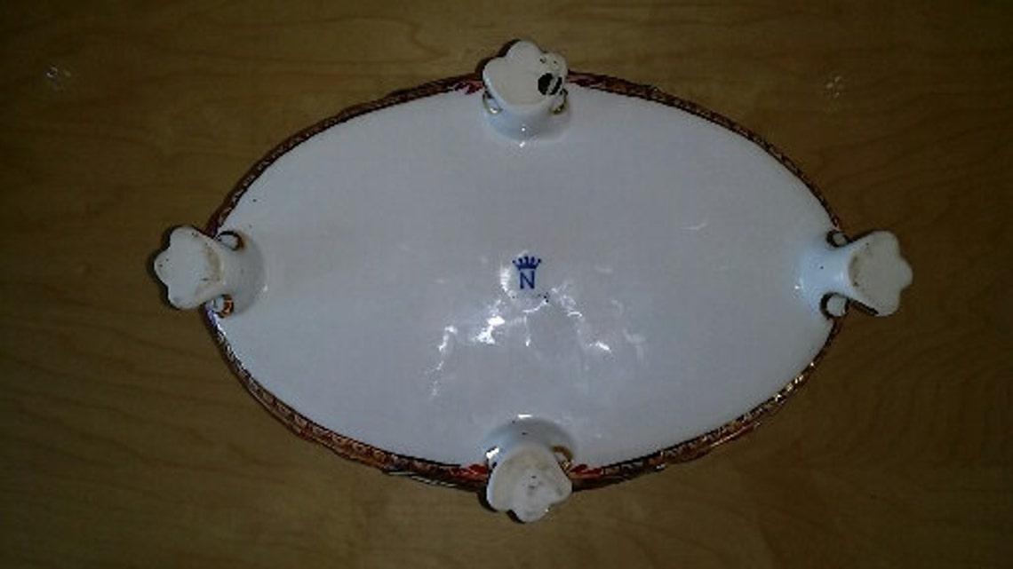 Capodimonte Italian Royal Coat of Arms Trinket Box Made in - Etsy