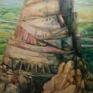 Frederic Taubes "tower of Babel" Original Work of Art 1950's - Etsy