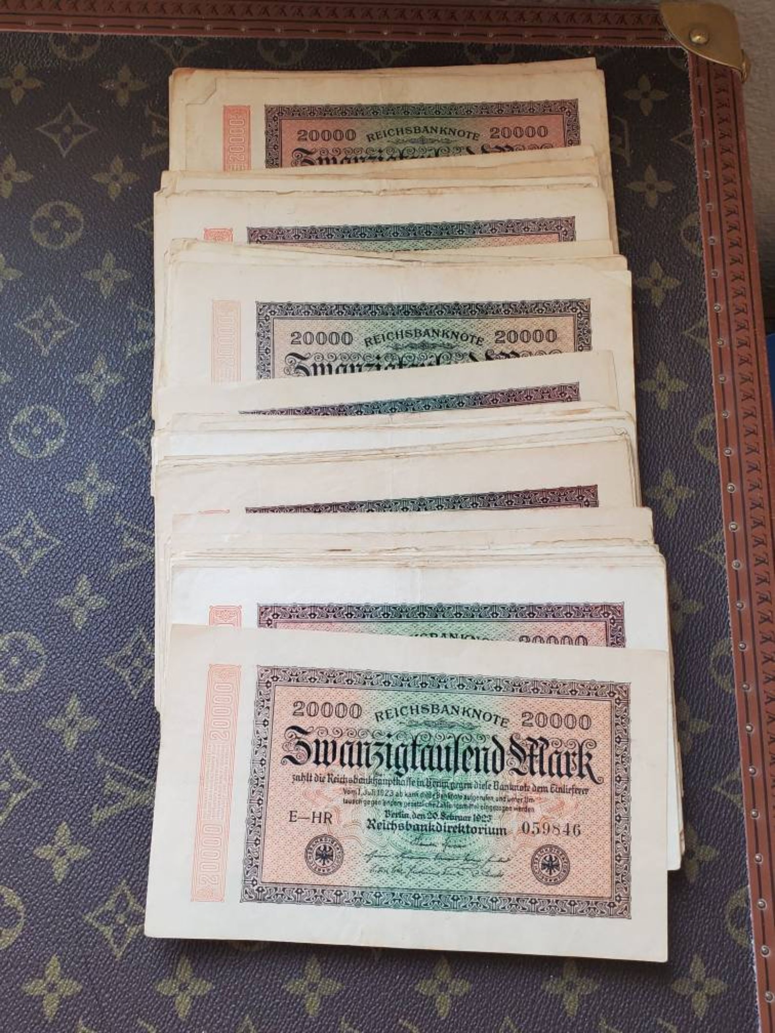 1923 Reichsbank German 20000 Banknote German Mark 1923 - Etsy