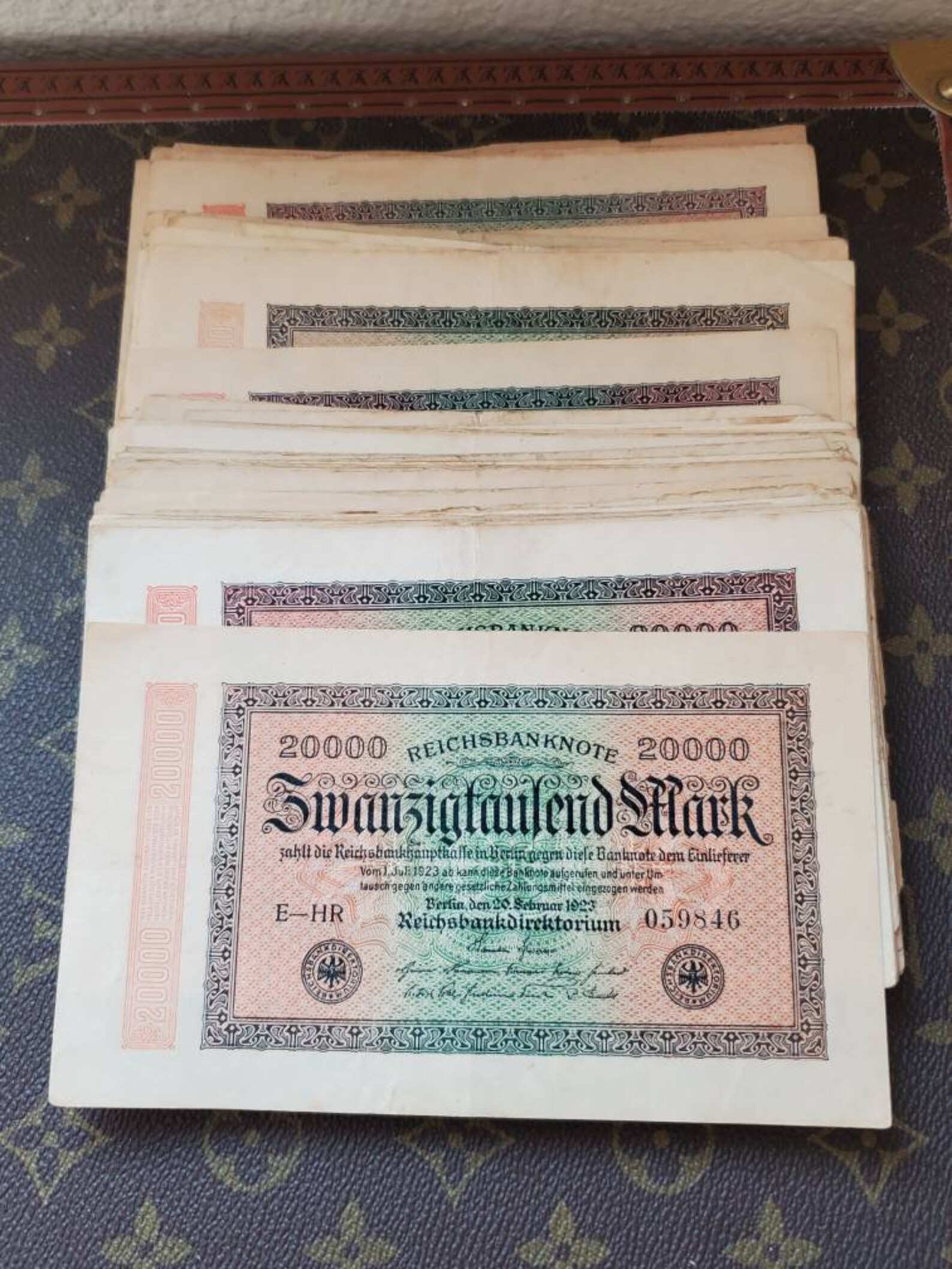 1923 Reichsbank German 20000 Banknote German Mark 1923 - Etsy