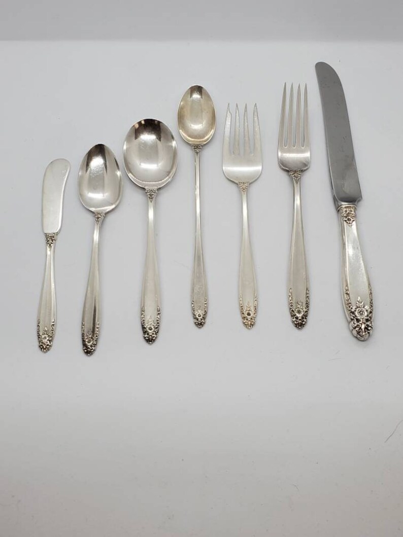 International Sterling Silver Prelude Pattern Full Service for | Etsy