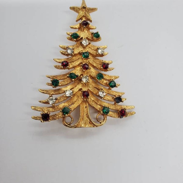 Christmas Tree Brooch - Etsy