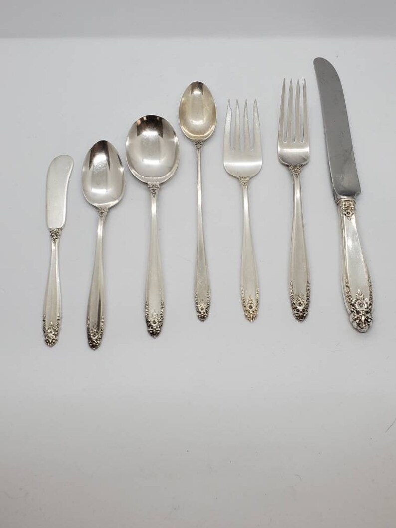International Sterling Silver Prelude Pattern Full Service for - Etsy
