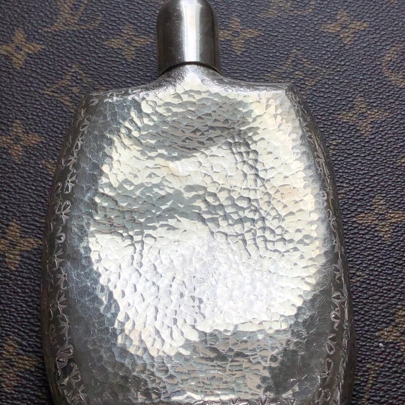Silver Flask - Etsy