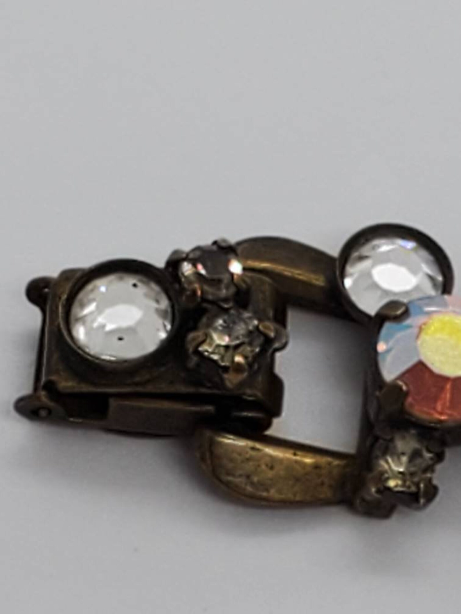 Sorrelli Aurora Borealis Black Jet Rhinestone Bracelet - Etsy