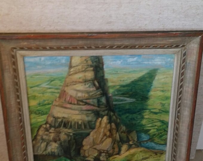 Frederic Taubes "tower of Babel" Original Work of Art 1950's - Etsy