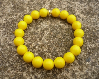 Yellow bracelet | Etsy