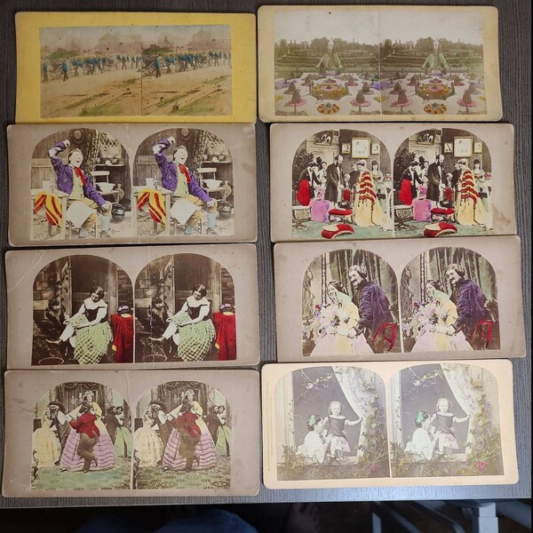 Stereoscope Cards - Etsy