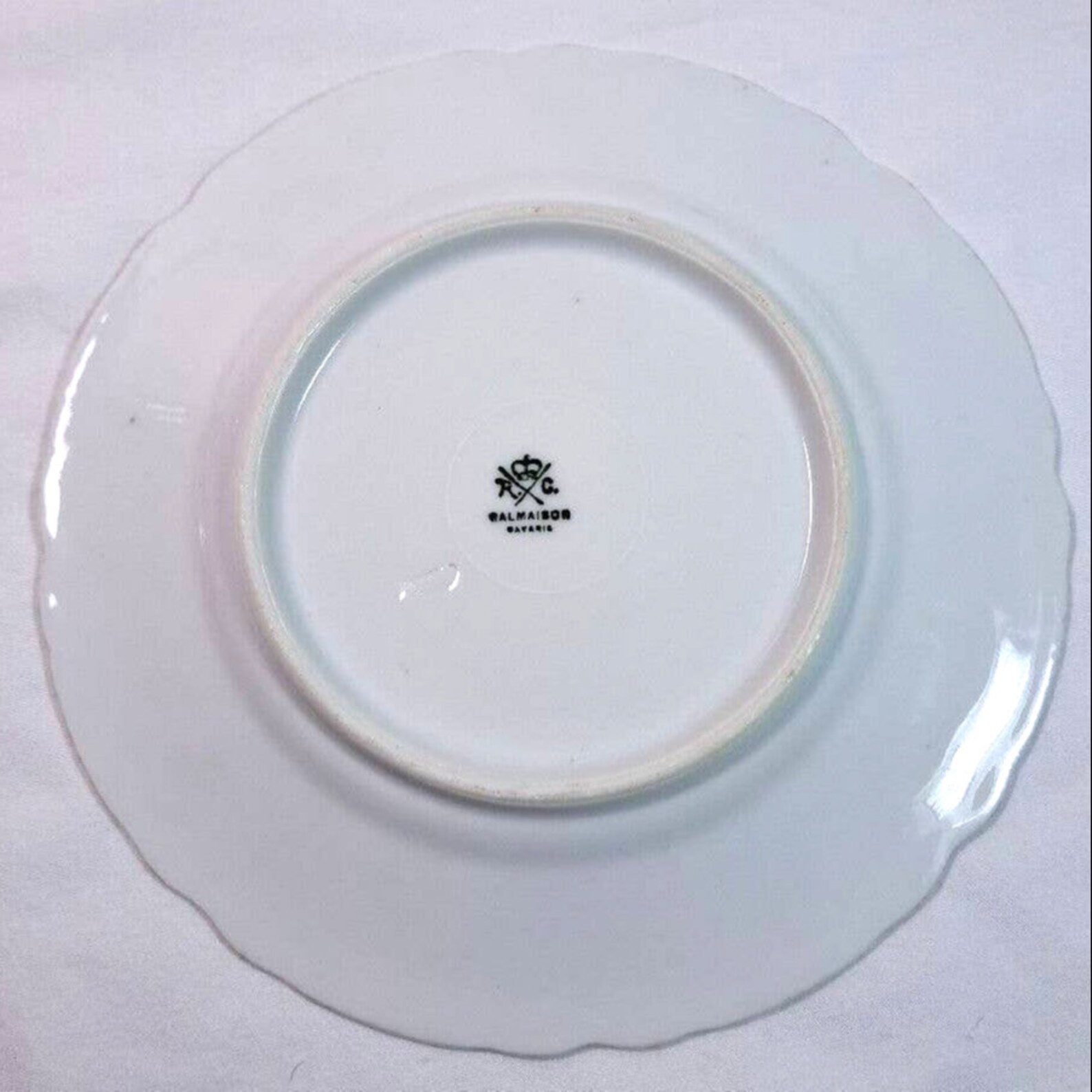 Antique Rosenthal RC Crown Malmaison Bavaria Plate 1900-1910s Flower ...