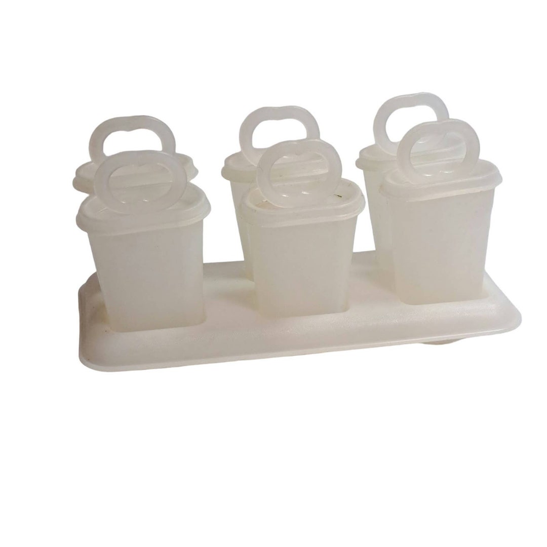 Vintage 70s-80s Tupperware Ice Tups Popsicle Maker Freeze Your Favorite ...