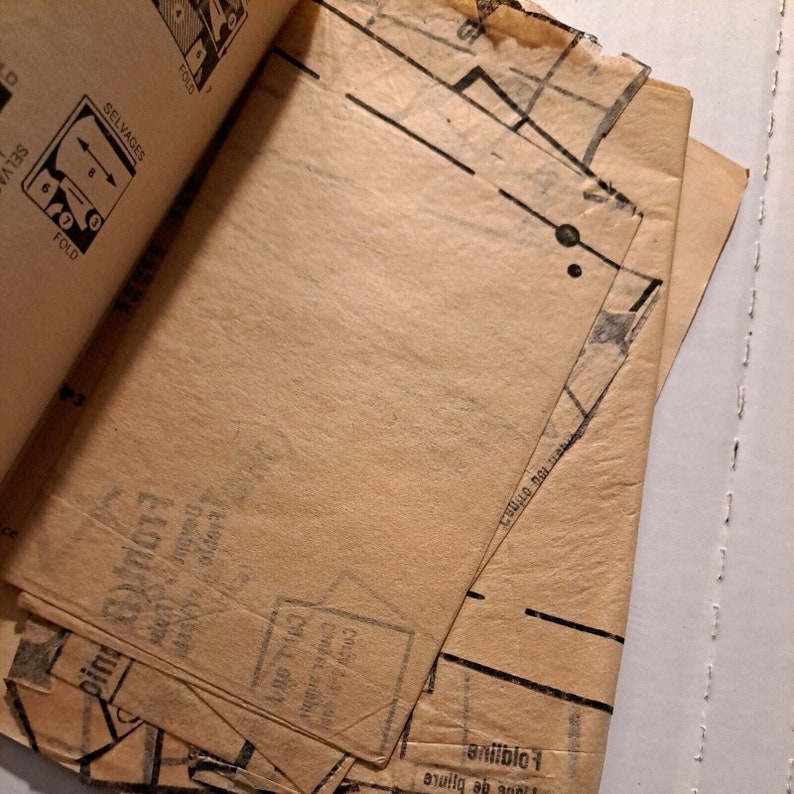 Vintage 1976 Sewing Pattern Butterick 4125 Miss 8 Dress Tunic Pant Belt ...