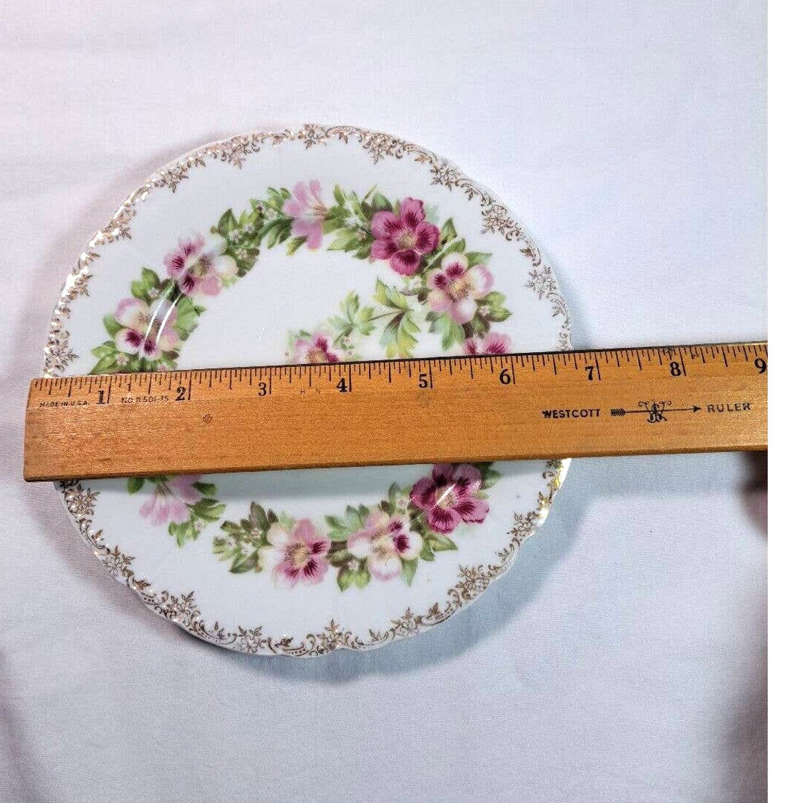 Antique Rosenthal RC Crown Malmaison Bavaria Plate 1900-1910s Flower ...