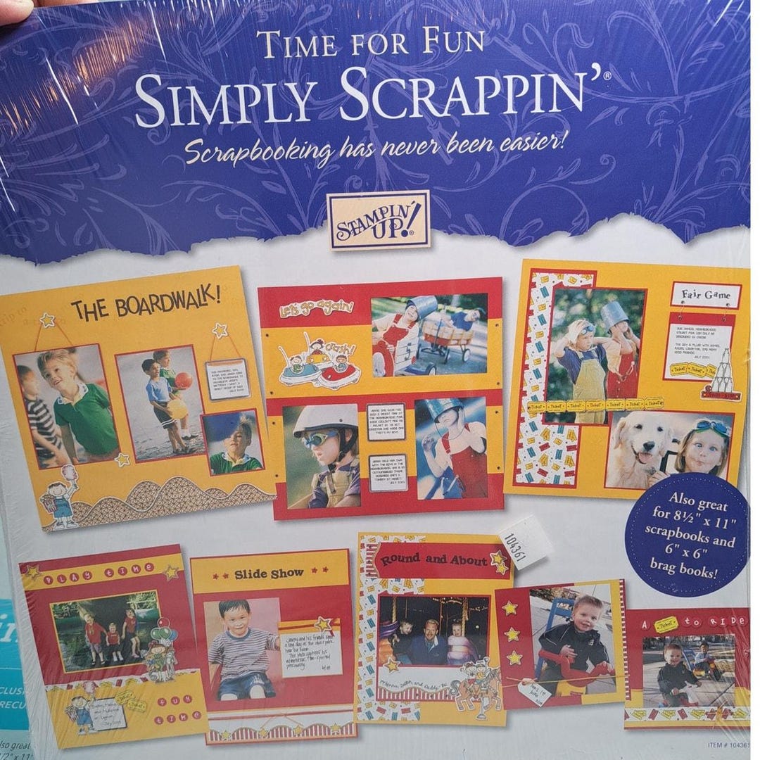 Stampin' Up! Simply Scrappin' Time for Fun Scrapbook Paper Kit 104361 ...