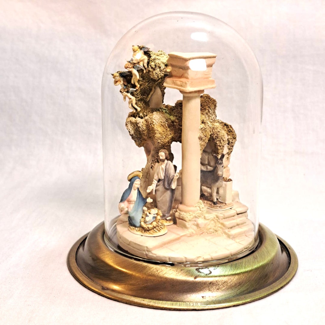 Goebel Olszewski Miniature Creche & Holy Family Donkey Angels - Etsy