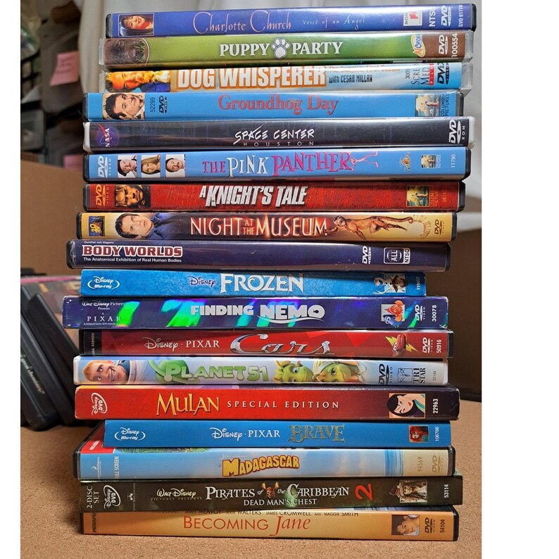 18 DVD Disc Movie Lot Different Genres Unique Titles Some Vintage - Etsy