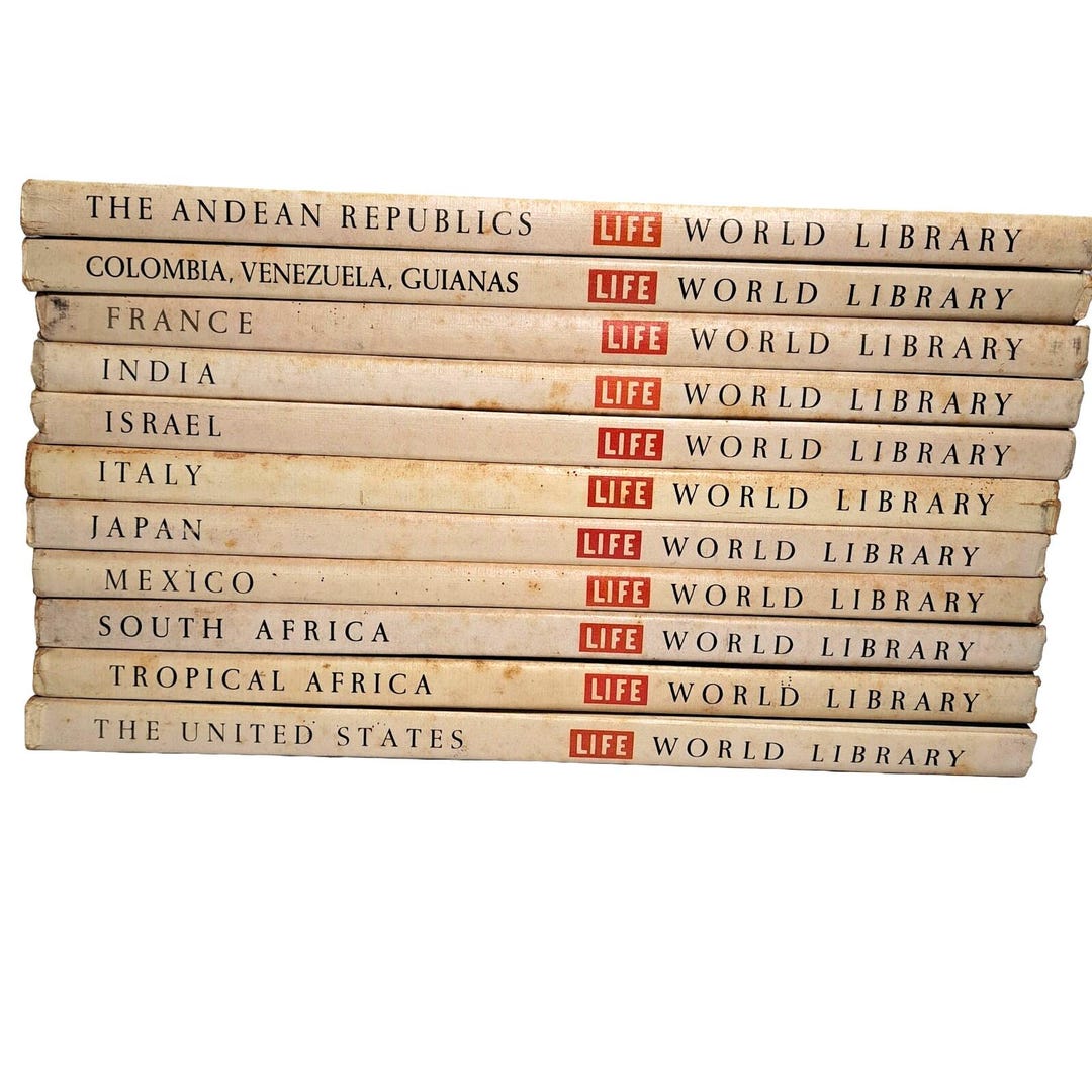 Vintage 1960s Life World Library Hardcover Set of 11 Countries Around ...