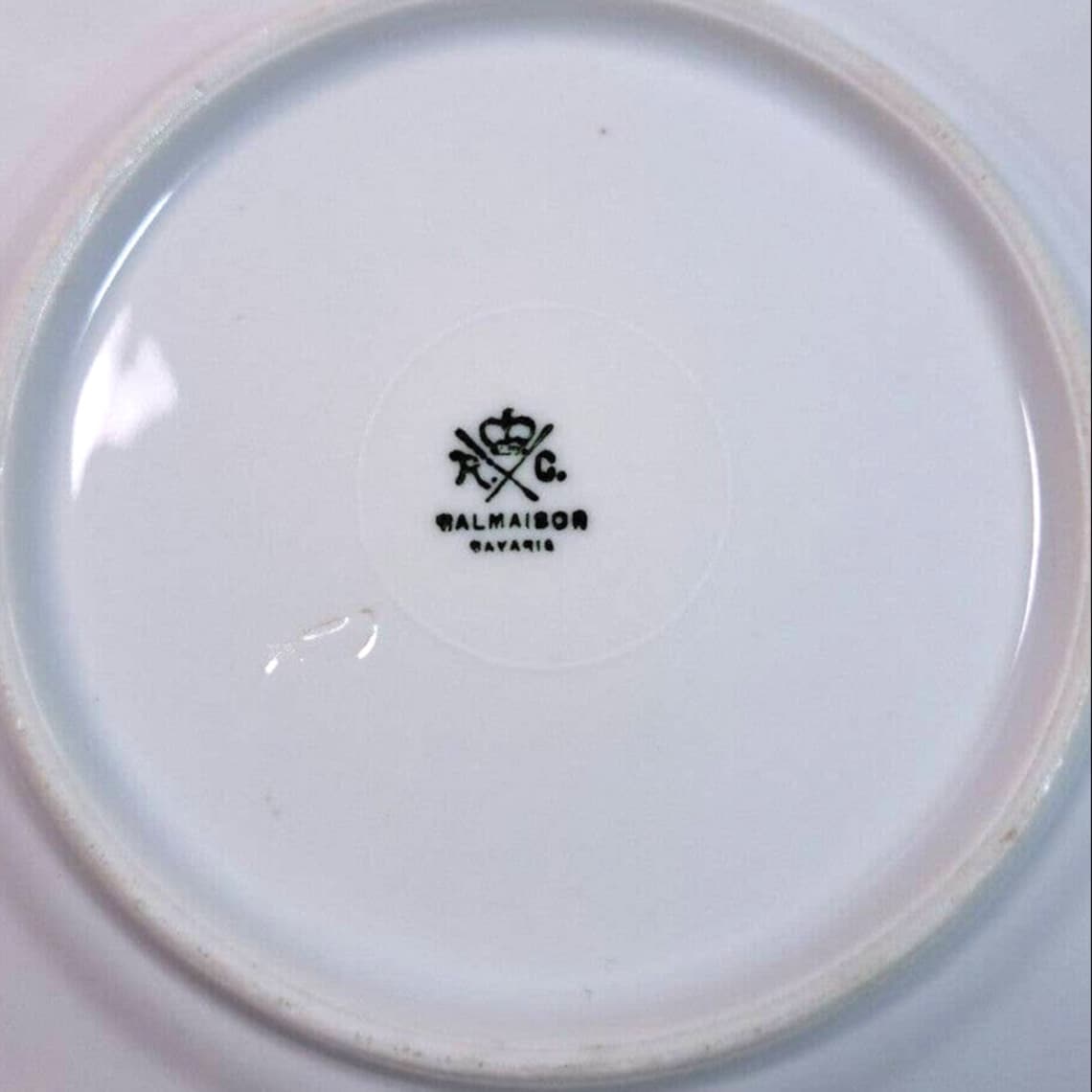 Antique Rosenthal RC Crown Malmaison Bavaria Plate 1900-1910s Flower ...