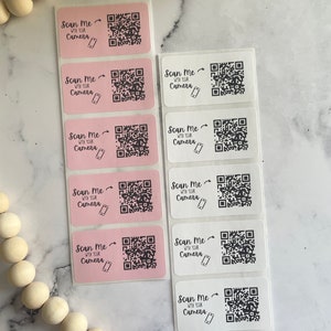 Scan Me QR Code Sticker - Etsy