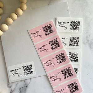 Scan Me QR Code Sticker - Etsy
