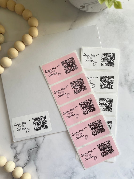 Scan Me QR Code Sticker | Etsy