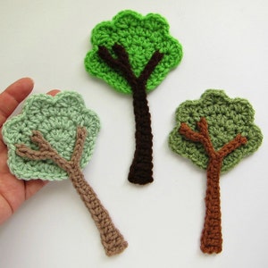 1pc 6.5 SUMMER TREE Crochet Applique - Etsy