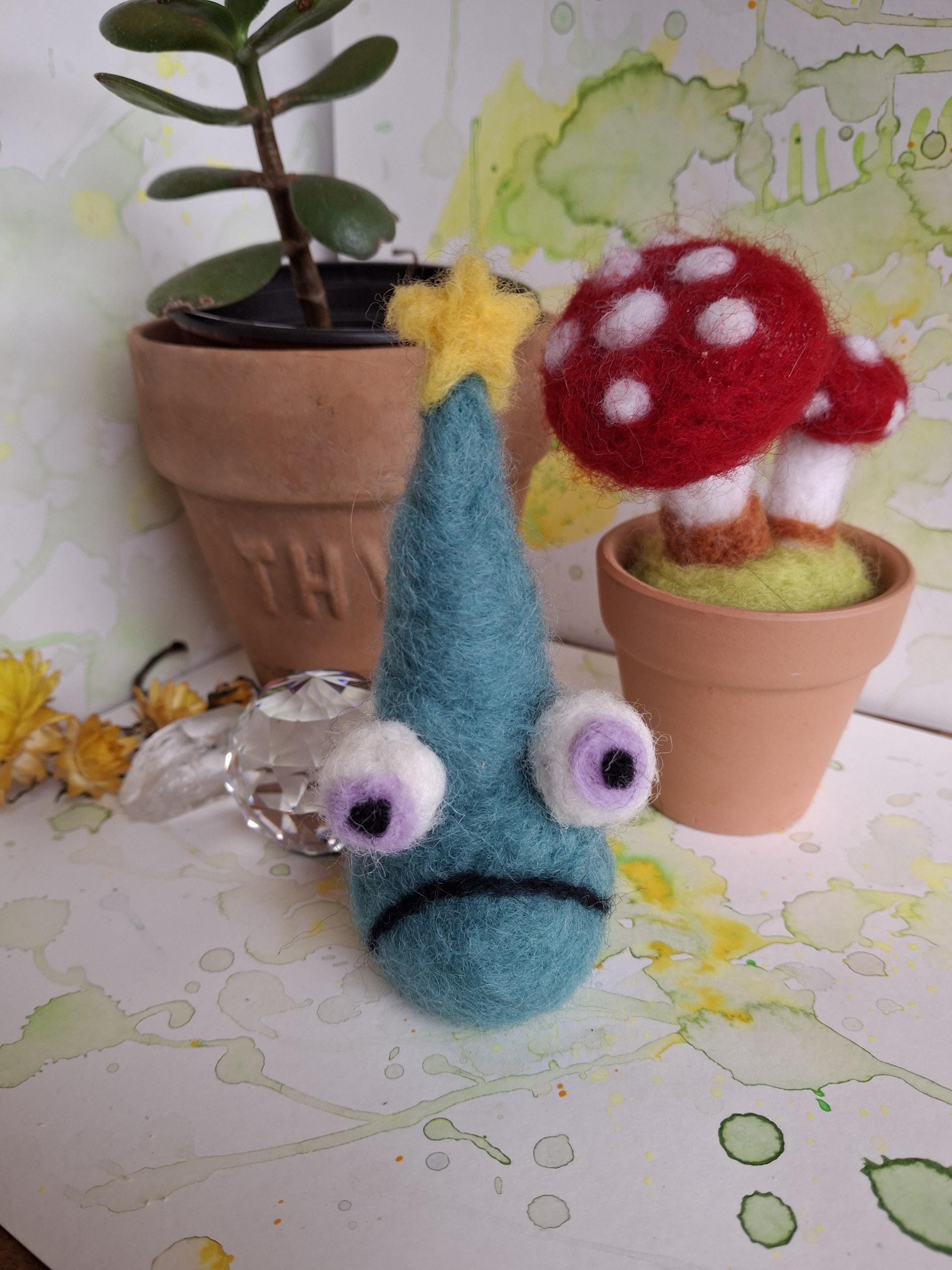 Quirky Needle Felted Christmas Tree With Eyeballs - Etsy