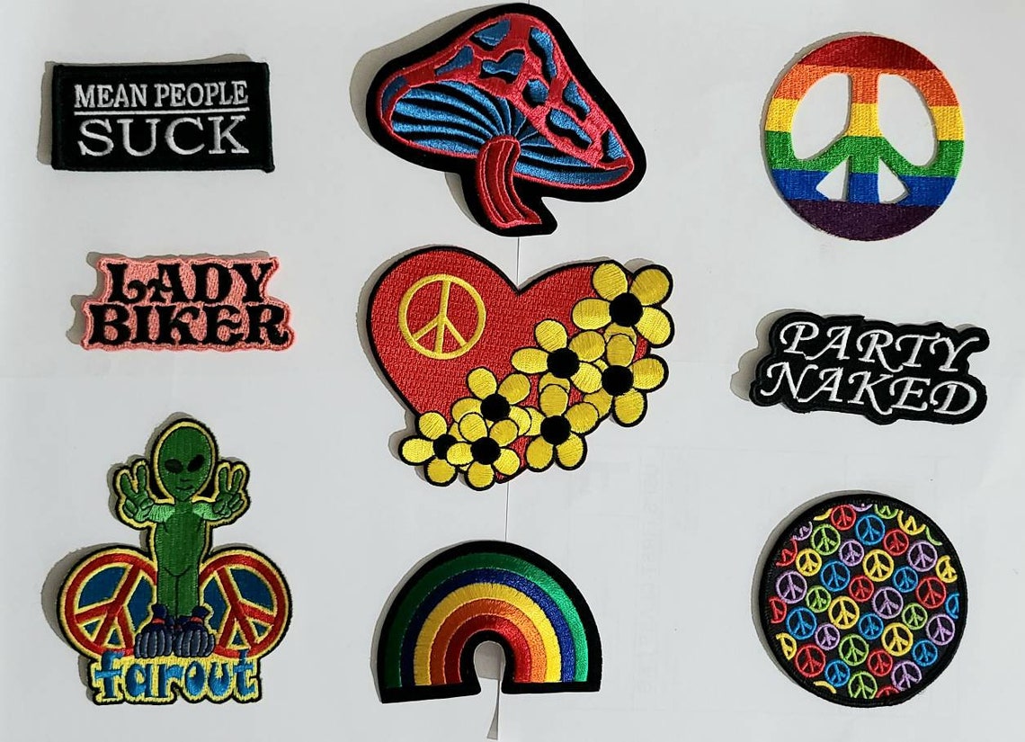 90s Retro Patches for Jackets/ Jeans /school Bags Iron on | Etsy