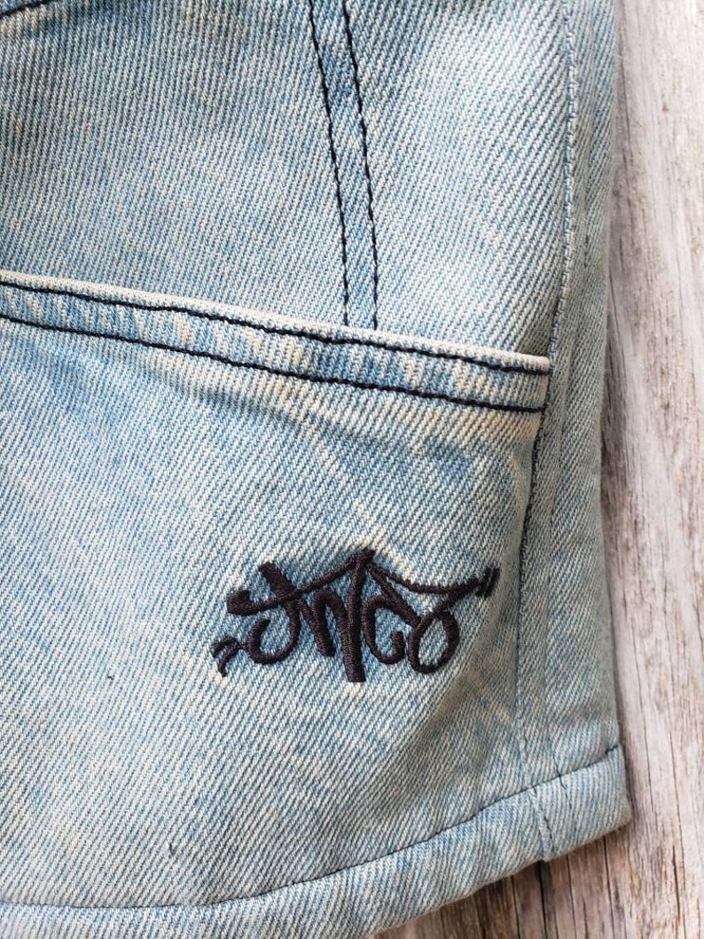RARE 90s Vintage JNCO Denim Vest Custom Patches 90s Baby - Etsy